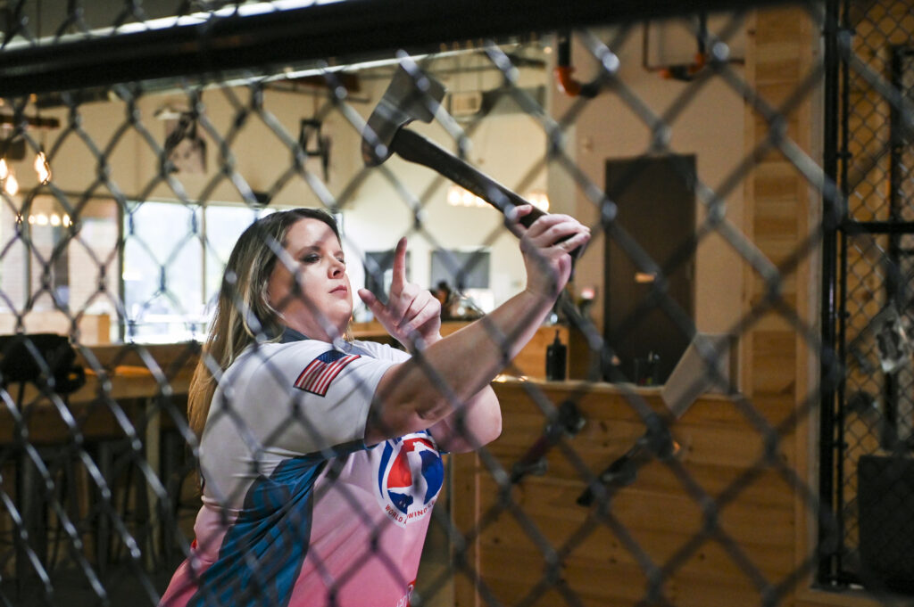 Local lawyer is a master in competitive axe throwing - Ashburn Magazine